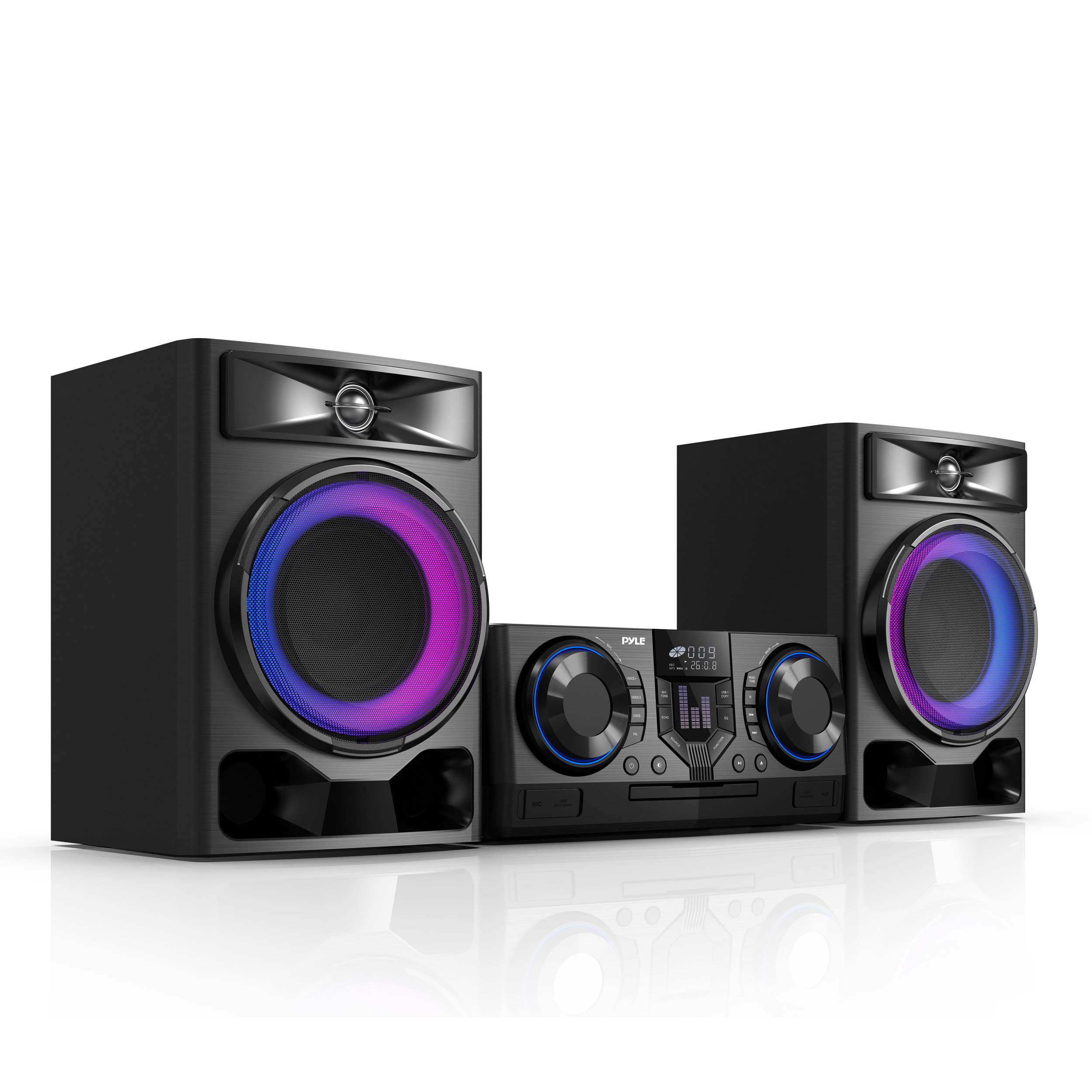 Pyle Mini chaîne stéréo Hi-Fi Pyle - diffusion sans fil Bt 160 W avec ...