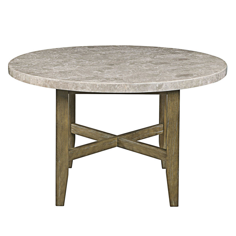 August Grove® Marble Top Round Dining Table | Wayfair