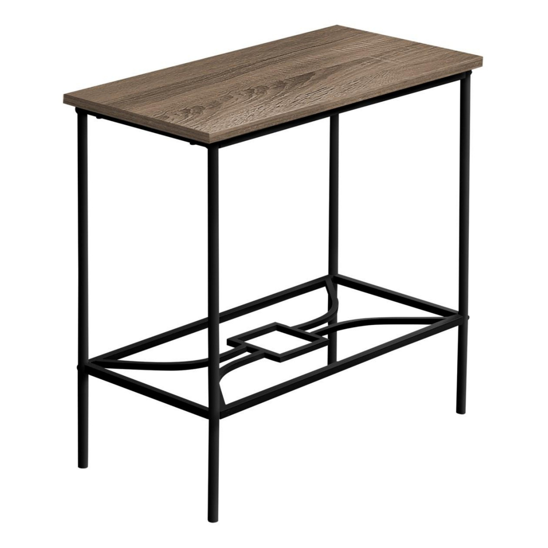 Latitude Run® Accent Table, Side, End, Narrow, Small, 2 Tier, Living ...