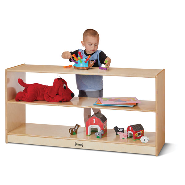Jonti-Craft® 2 Compartment Manufactured Wood Shelving Unit | Wayfair