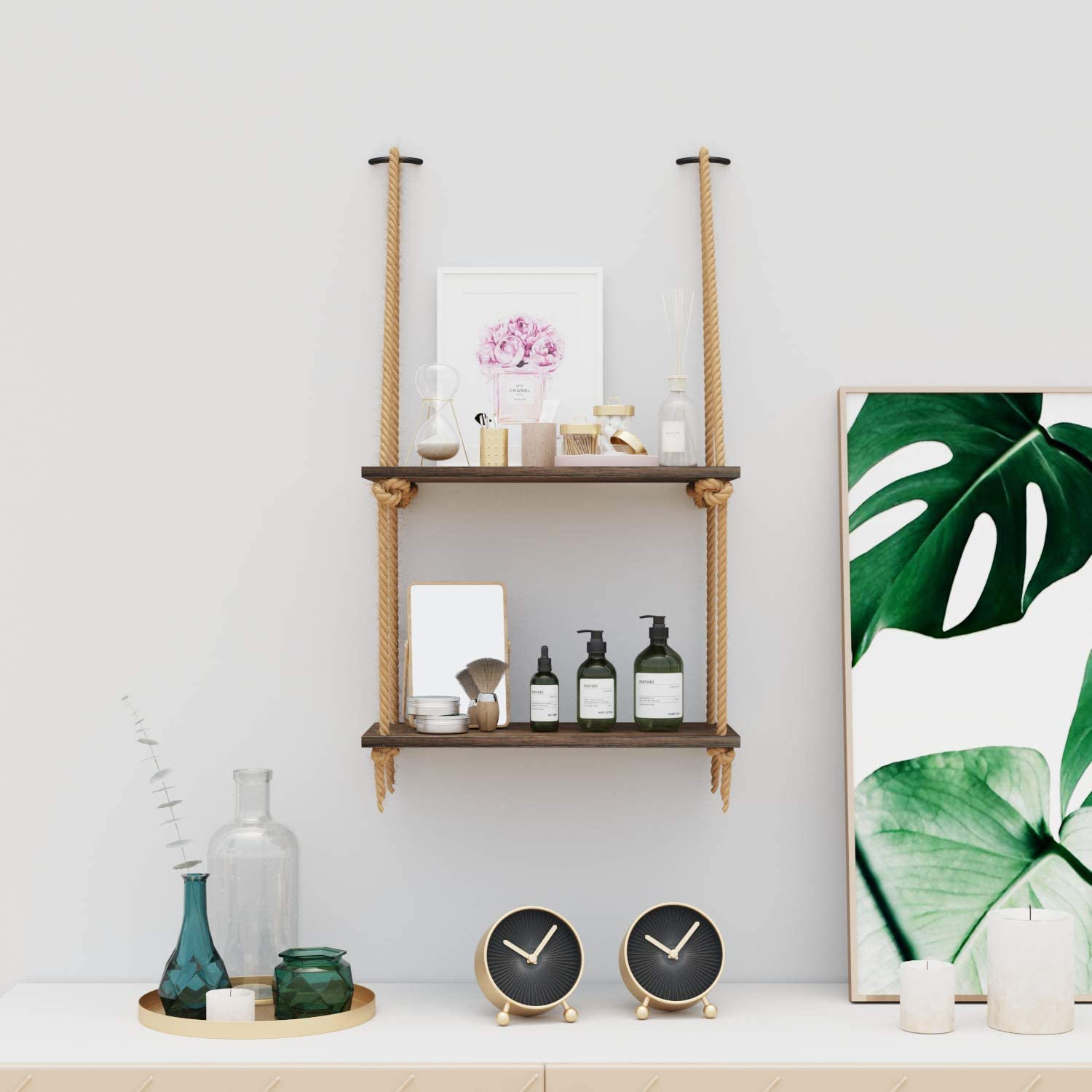 Loon Peak® Cebron Bamboo Floating Shelf | Wayfair