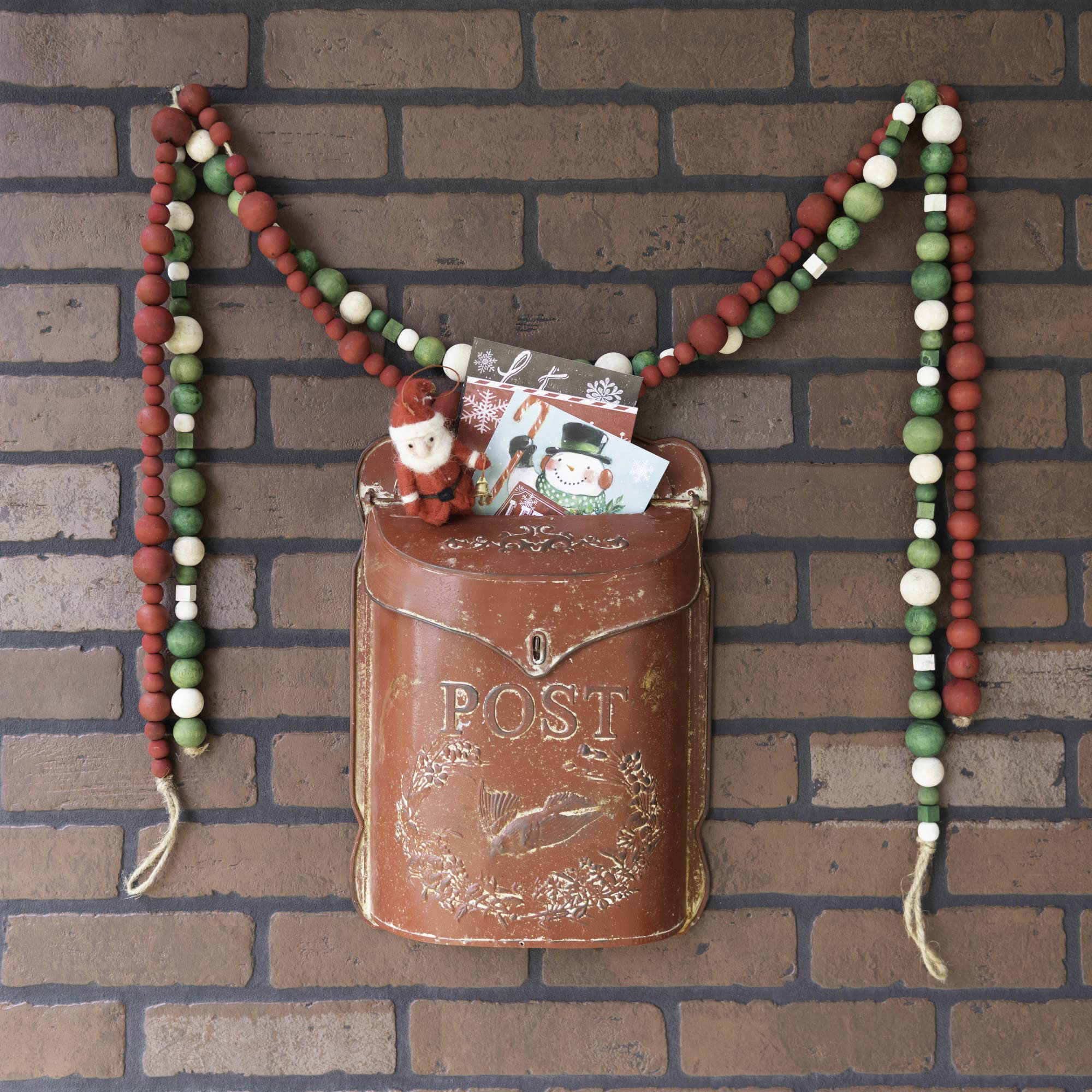 APPENIN WINTER PARK CORP Red Embossed Tin Post Letter Box | Wayfair