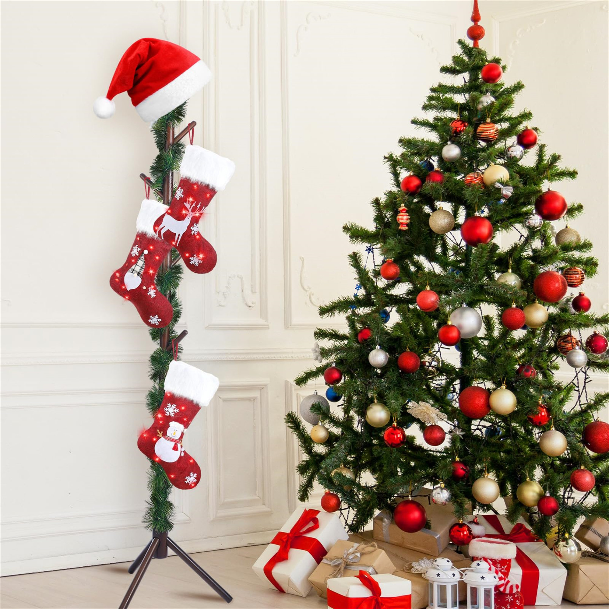 One Allium Way® 70 Inch Christmas Stocking Holder Stand | Wayfair