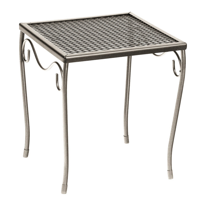 Woodard Briarwood Metal Outdoor Side Table & Reviews | Wayfair
