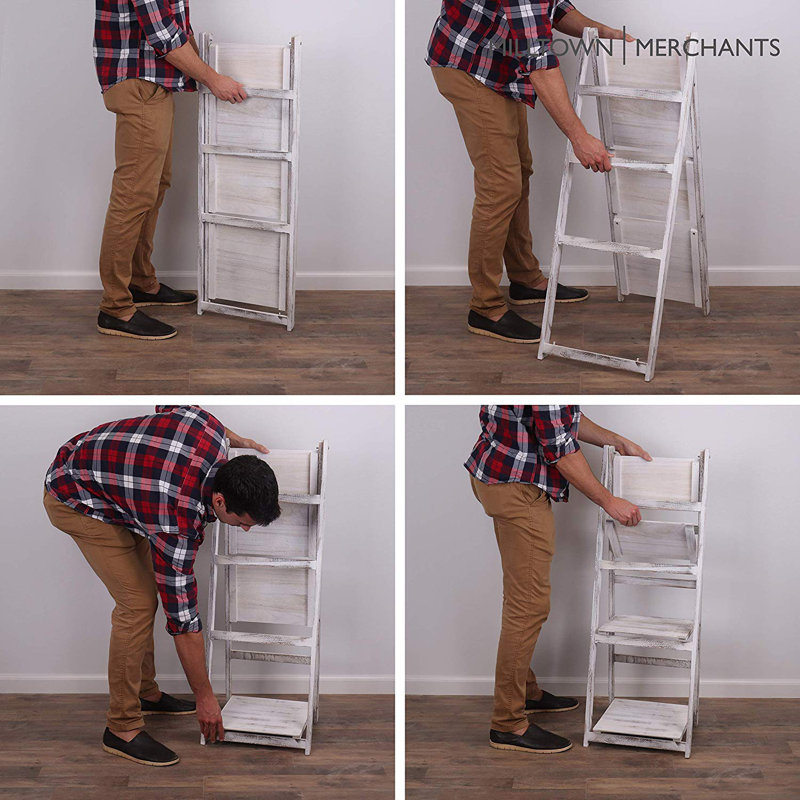 Millwood Pines 16'' W Solid Wood Shelving Unit & Reviews | Wayfair