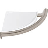 41316-RB,PN Delta Bath Safety Grab Bar with Corner Shelf & Reviews ...