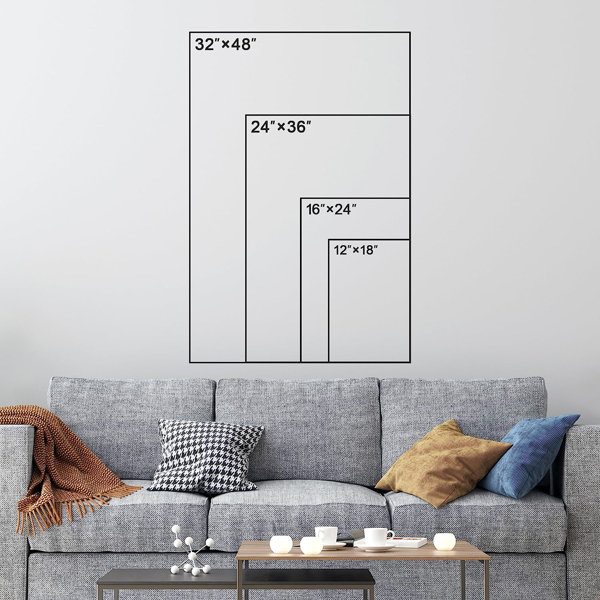 IDEA4WALL Vibrant Wildflower Vintage Garden Still Life Nature Modern ...