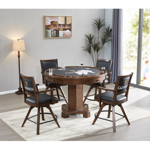 Round Shaped Poker & Card Tables You'll Love | Wayfair
