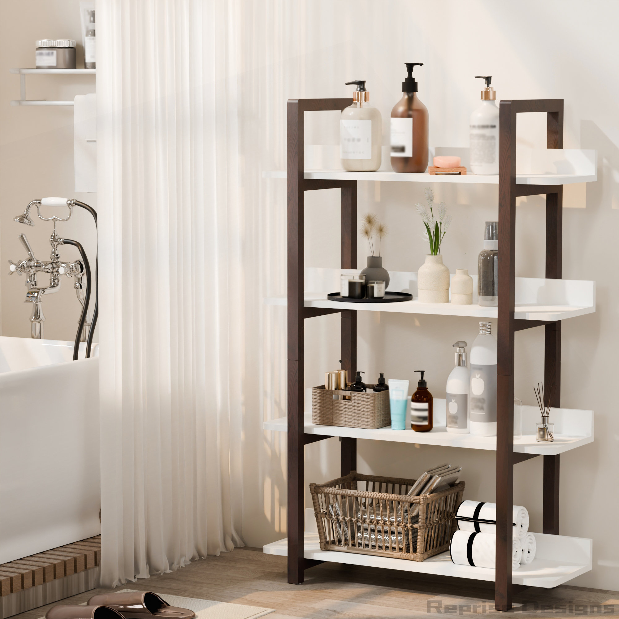 Reprise Designs Multifuction Bookcase with Solid Wood Frame - Wayfair ...