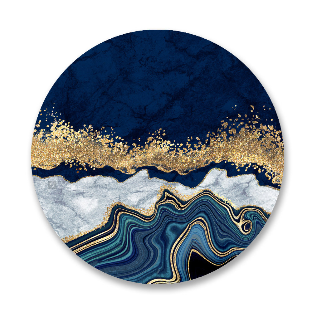 DecorumBY Lavishness - Round Unframed Print | Perigold