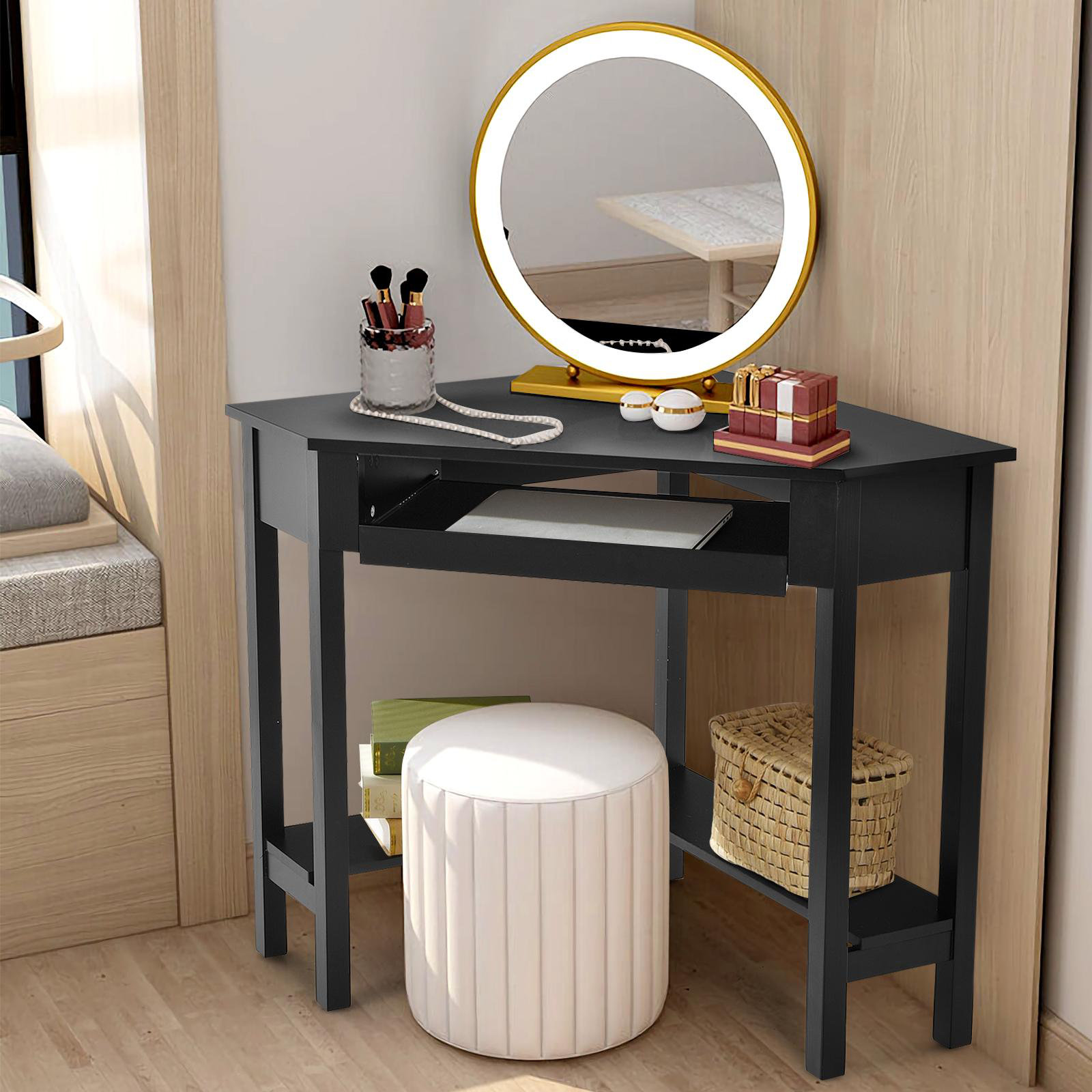 Red Barrel Studio® Marymae Corner Desk with Hutch | Wayfair