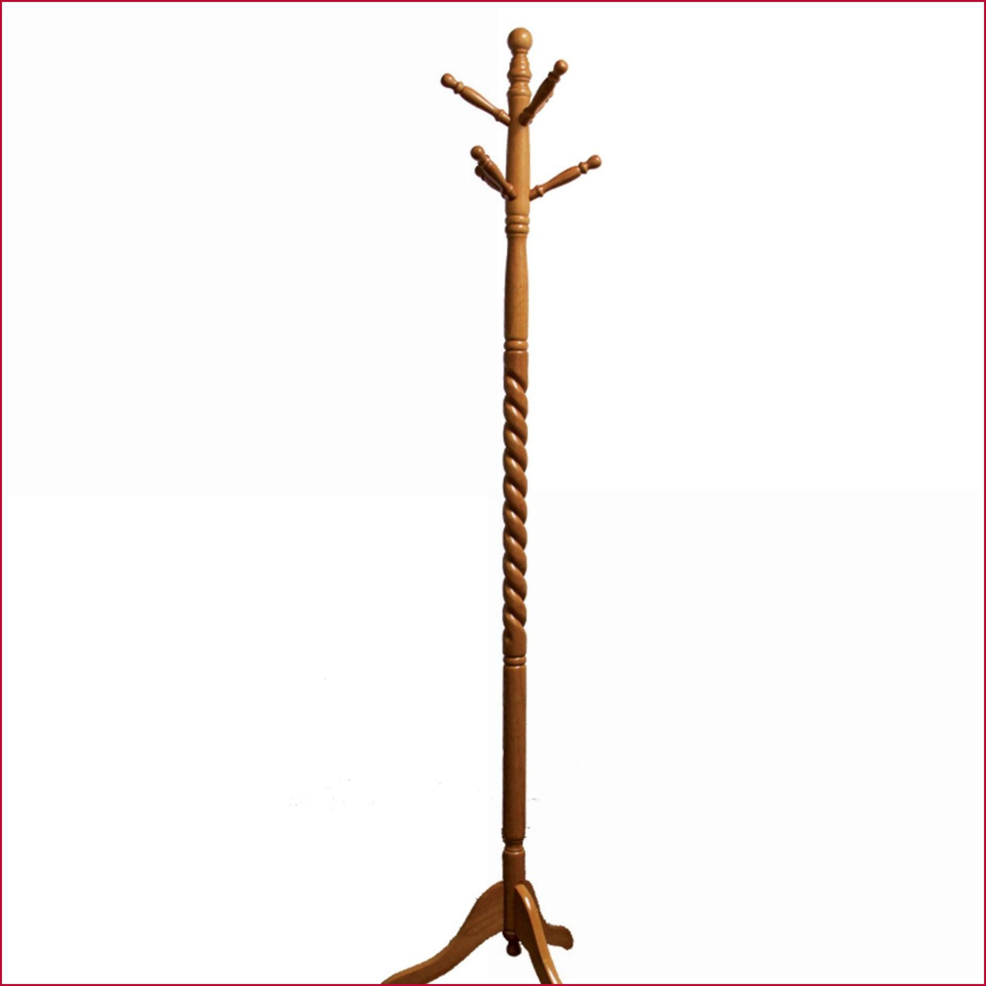 Latitude Run® Coat Racks, 71.5” H Tree-Shape Natural Wood Standing Rack ...