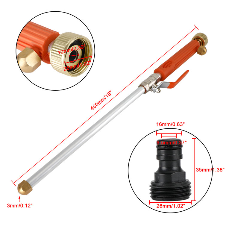 Artudatech High Pressure Washer Scrubber Attachment - Wayfair Canada