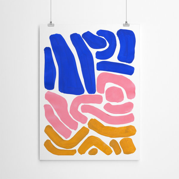 George Oliver Pastel Maze by Ejaaz Haniff - Poster Art Print | Wayfair ...