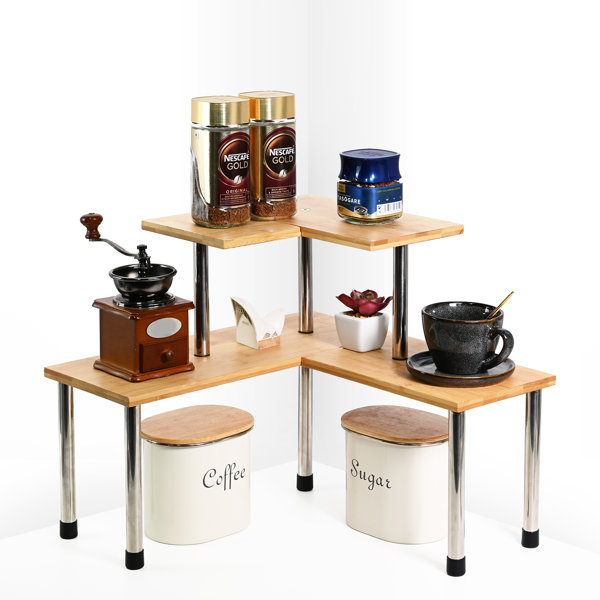 Rebrilliant Lakky 2 Tier Shelving Rack | Wayfair