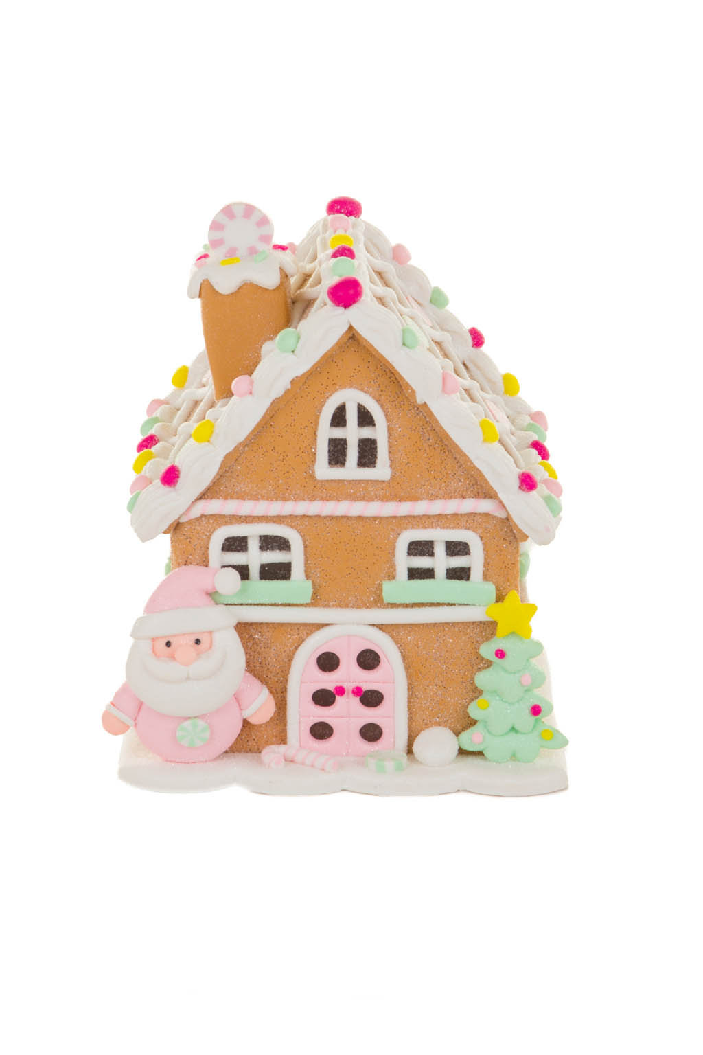 The Holiday Aisle® Brown Gingerbread House Display | Wayfair