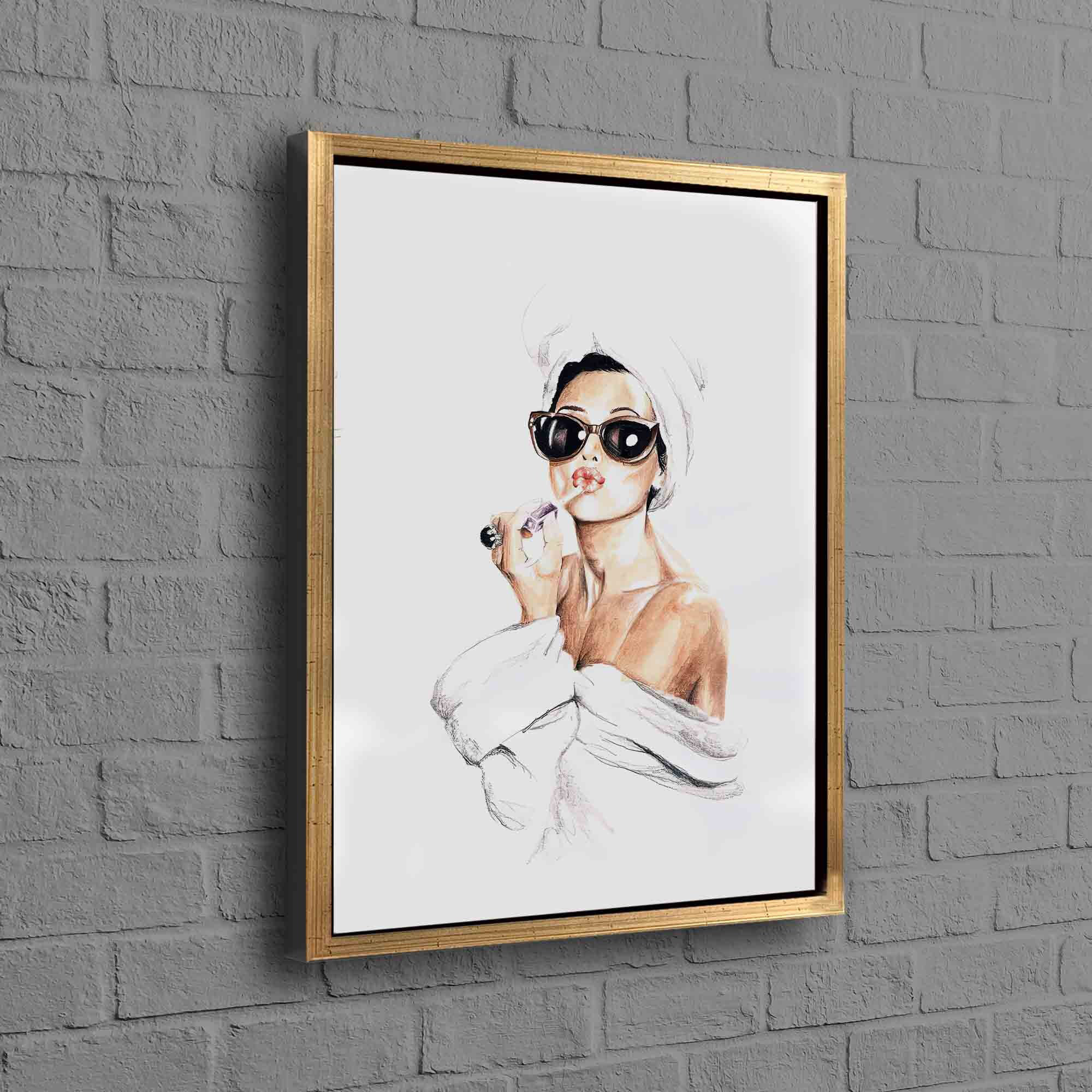 Everly Quinn Audrey Hepburn Canvas Art Featuring Fashion Artwork And ...
