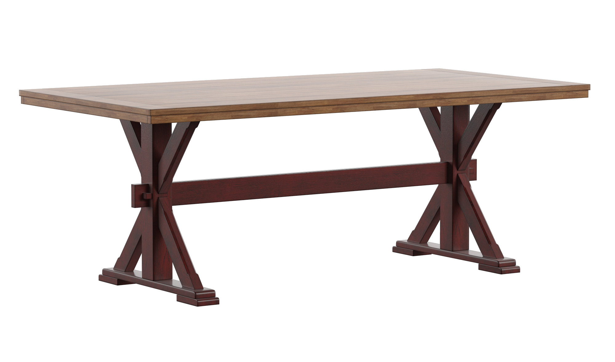 Three Posts™ Fortville Solid Wood Dining Table & Reviews | Wayfair