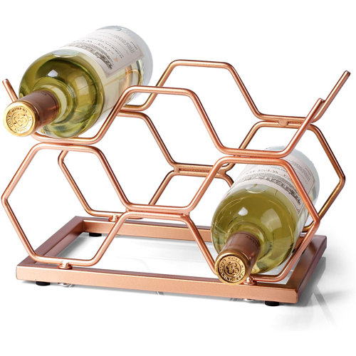 Mercer41 Mense 5 Bottle Tabletop Wine Bottle Rack | Wayfair
