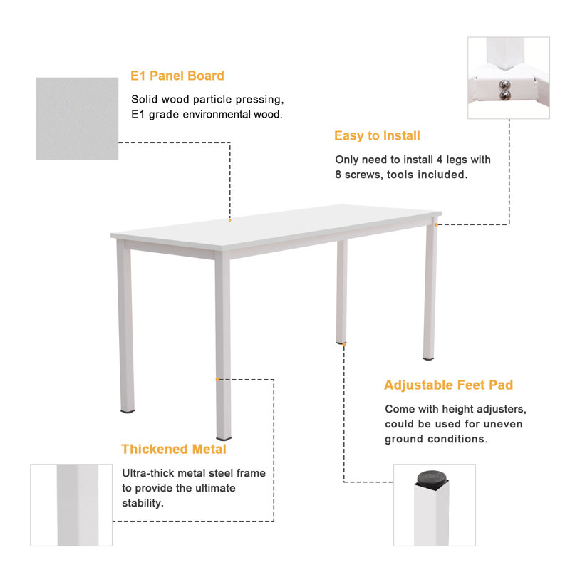 Latitude Run® Cherol Desk & Reviews | Wayfair