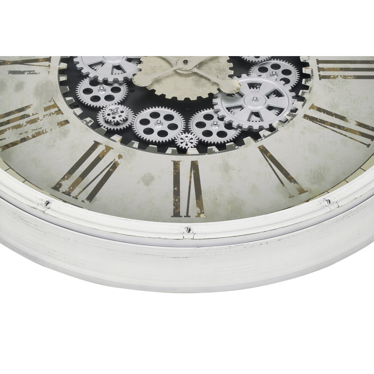 Astoria Grand Clocks, 30" Round, Gear Mechanism, Large Oversized, Wall ...