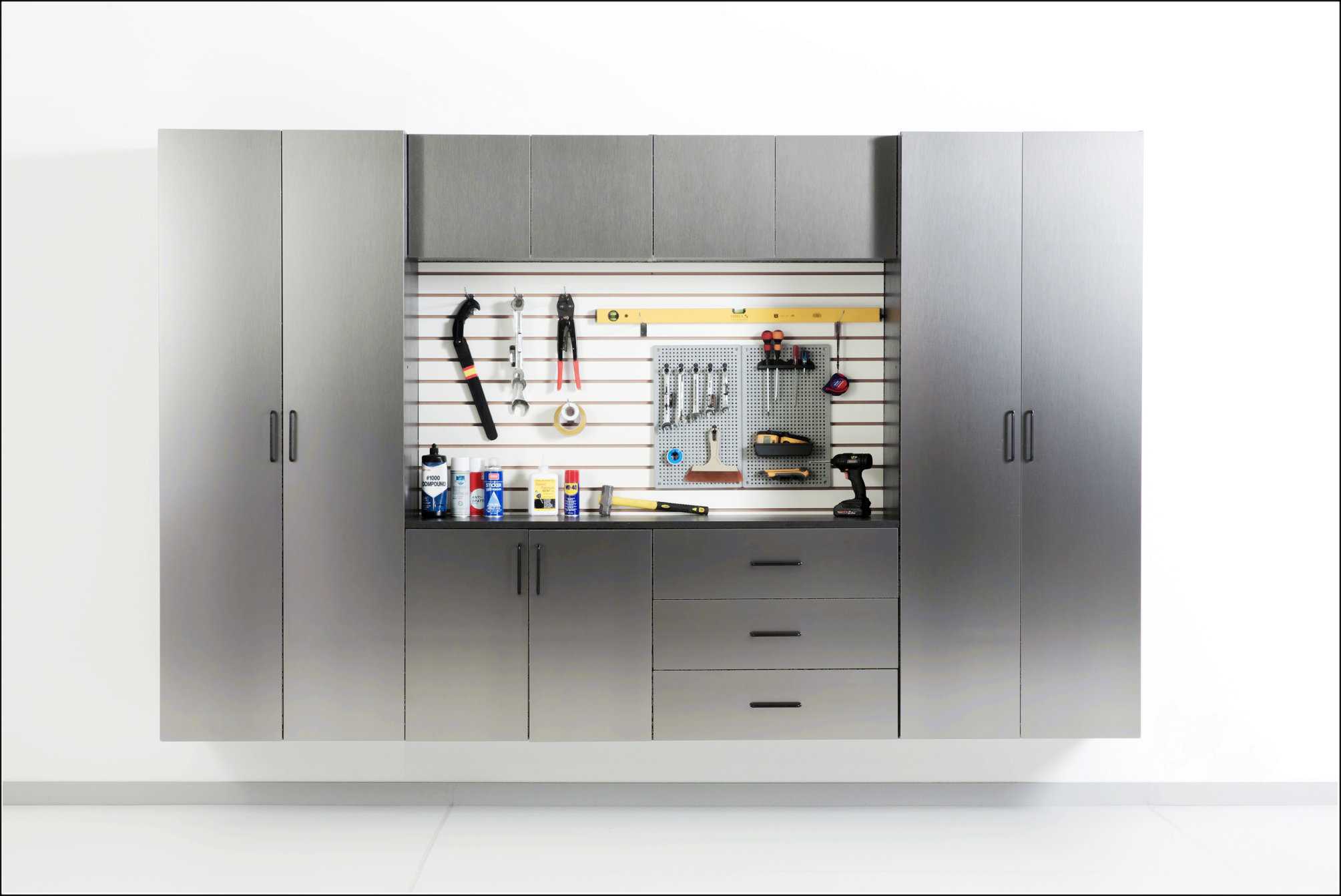 WFX Utility™ Metal Wall Mounted Base Door Storage Cabinet | Wayfair