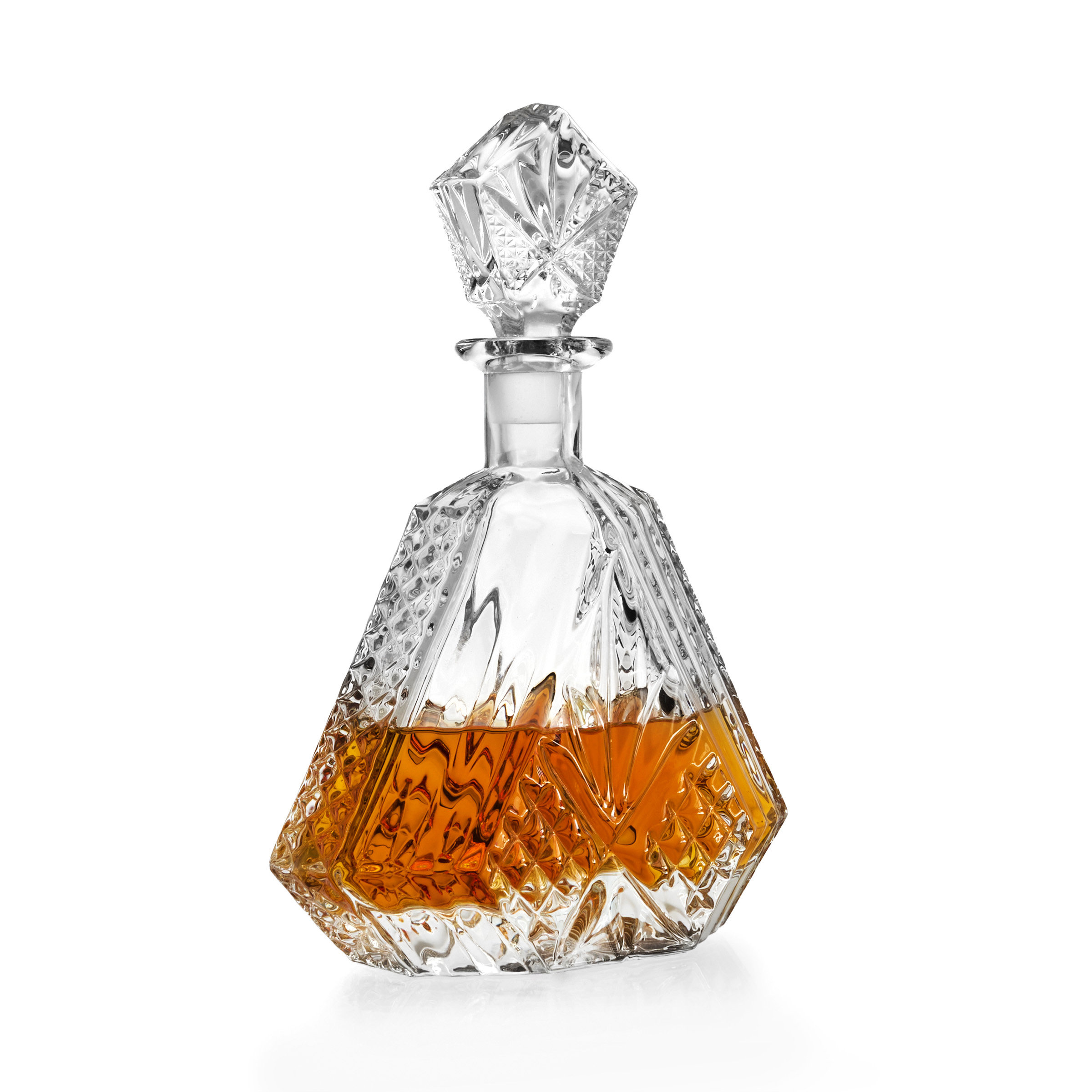 Godinger Silver Art Co Dublin Crystal Whiskey Decanter 22oz & Reviews ...