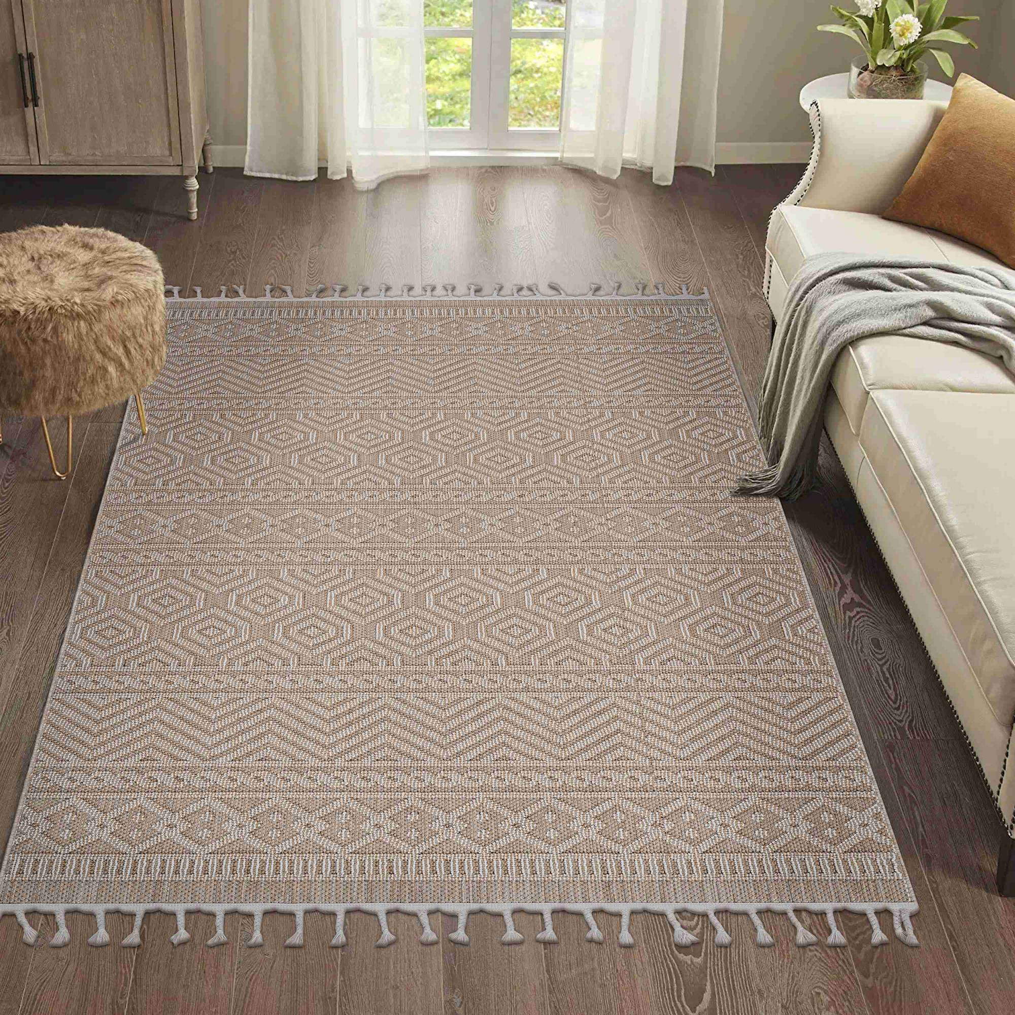 Winston Porter 8X10 Contemporary Trendy Rectangle Area Rug | Wayfair