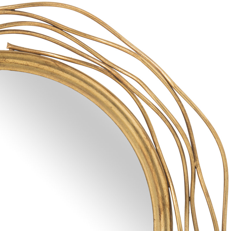 Mercer41 Yinuo Metal Modern Wall Mirror & Reviews | Wayfair