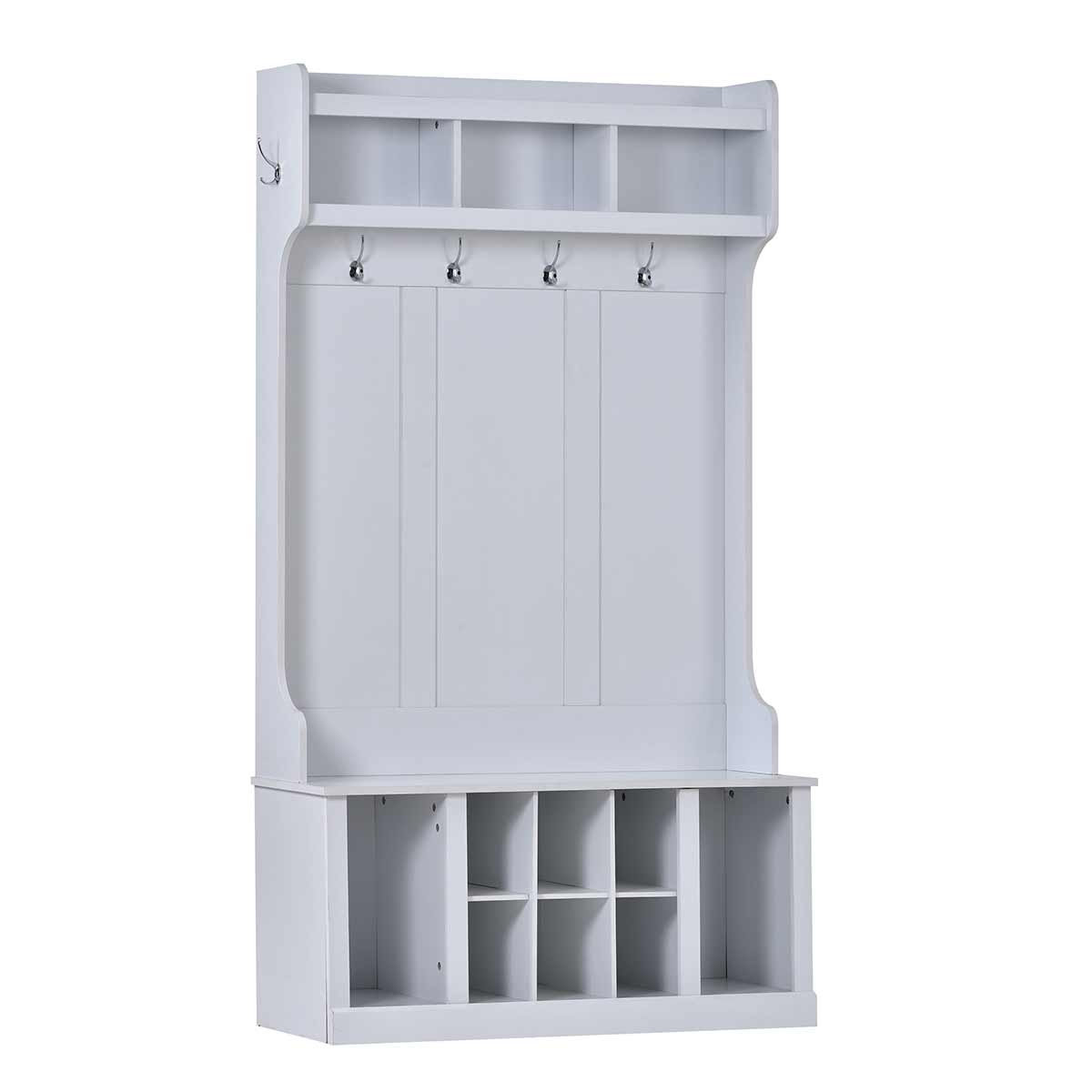 Wildon Home® Fallston Hall Tree with Bench and Shoe Storage & Reviews ...