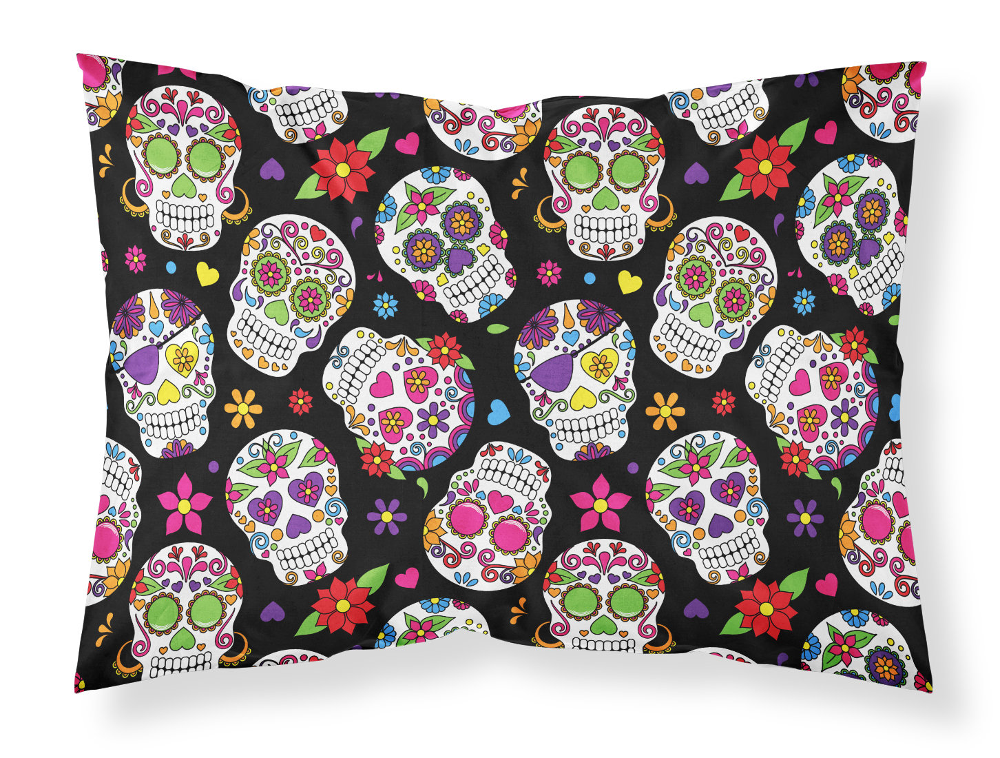 Caroline's Treasures Day of the Dead Pillowcase | Wayfair