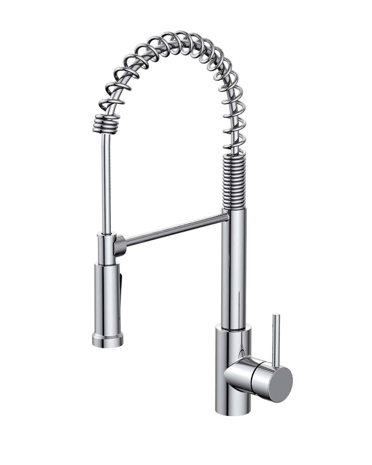 Vetta Pull Down Kitchen Faucet With Sprayer, Single Handle, Dual ...