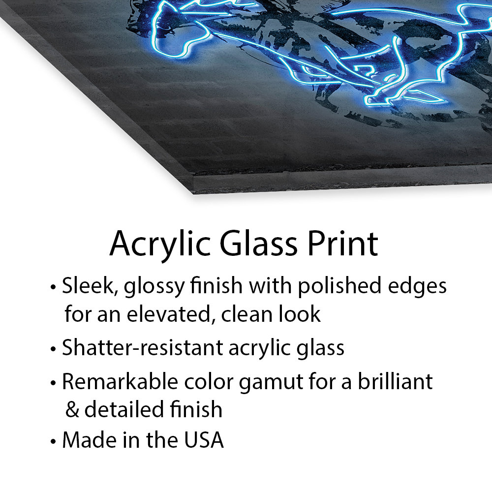 Union Rustic Mustang On Plastic / Acrylic Painting | Wayfair