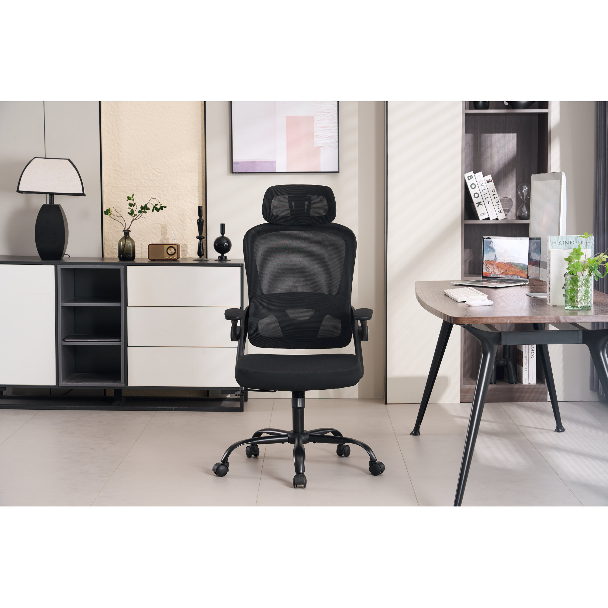 Brayden Studio® Ergonomic Mesh Office Chair With High Back, 3d Armrests ...