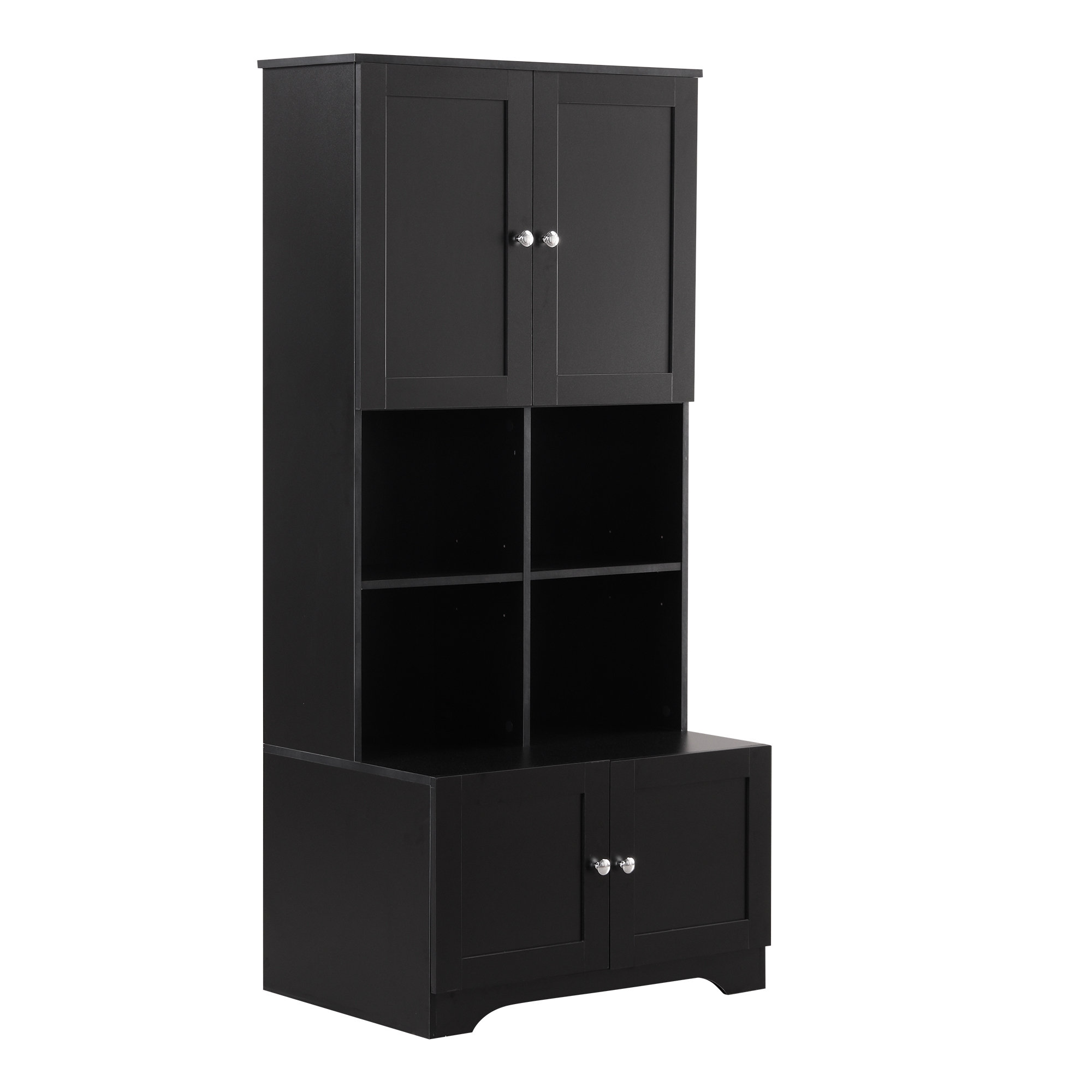 Latitude Run® Grande armoire de salle de bain avec tablettes réglables ...