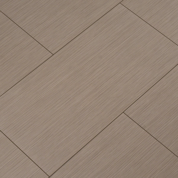 MSI Focus Graphite 12 x 24 Porcelain Fabric Look Field Tile & Reviews ...