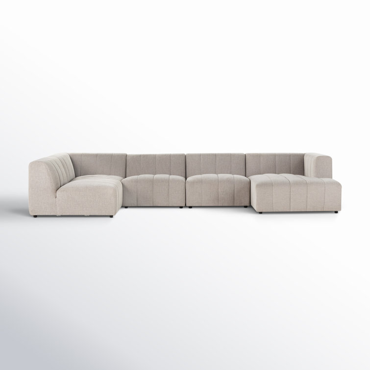 AllModern Bowry 5 - Piece Upholstered Sectional & Reviews | Wayfair