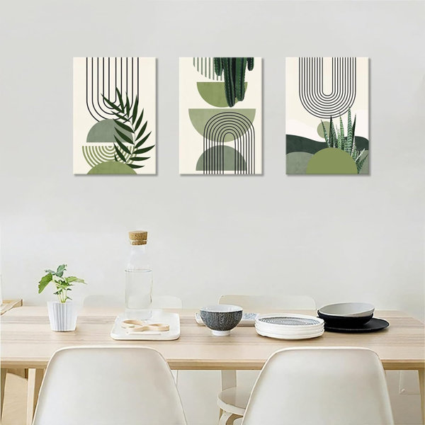 Corrigan Studio 3 Piece Dovetail Frame Print on Canvas | Wayfair.co.uk