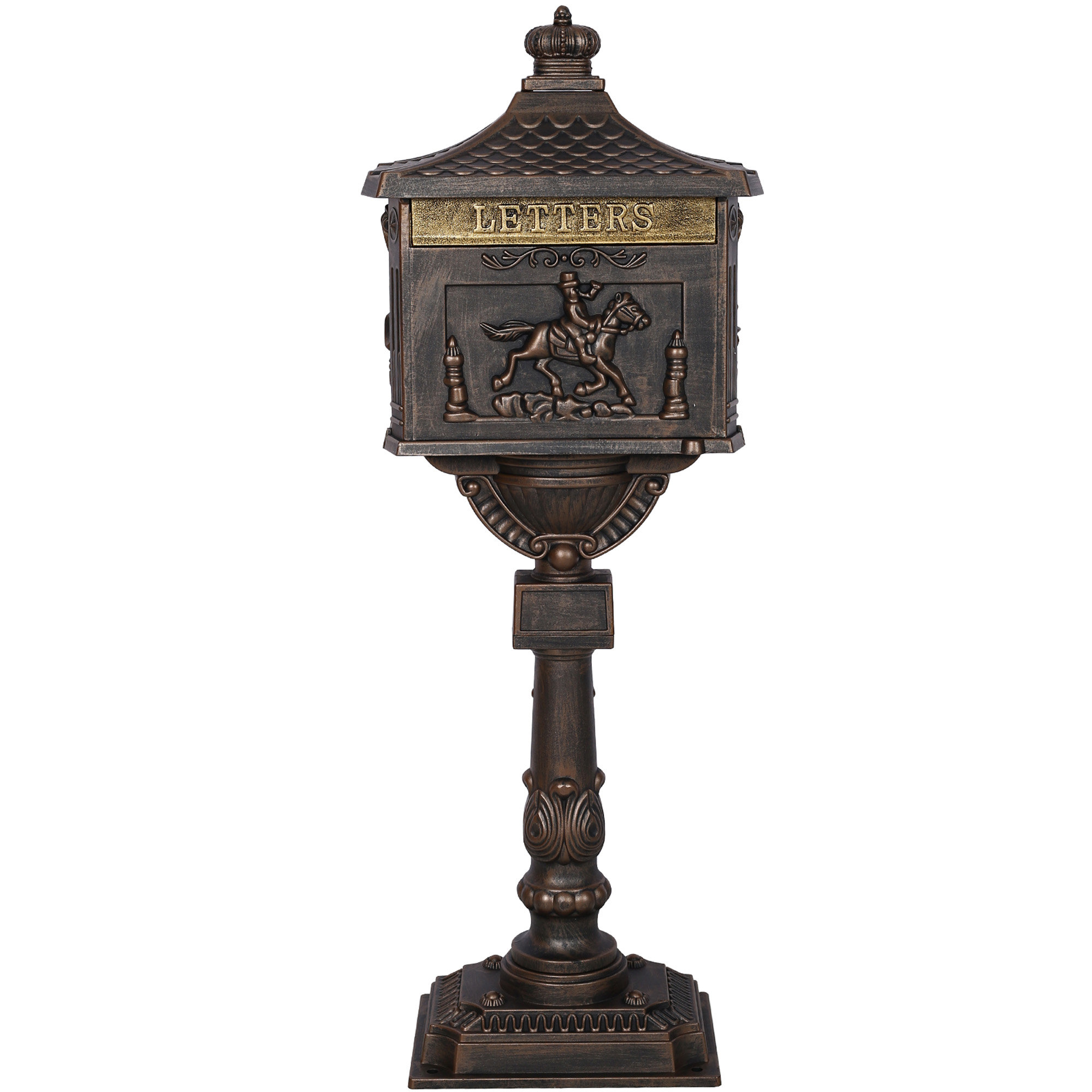 HANGZHOUSHANGYI Cast Aluminum Mail Box,Postal Box , Mailbox Colour ...