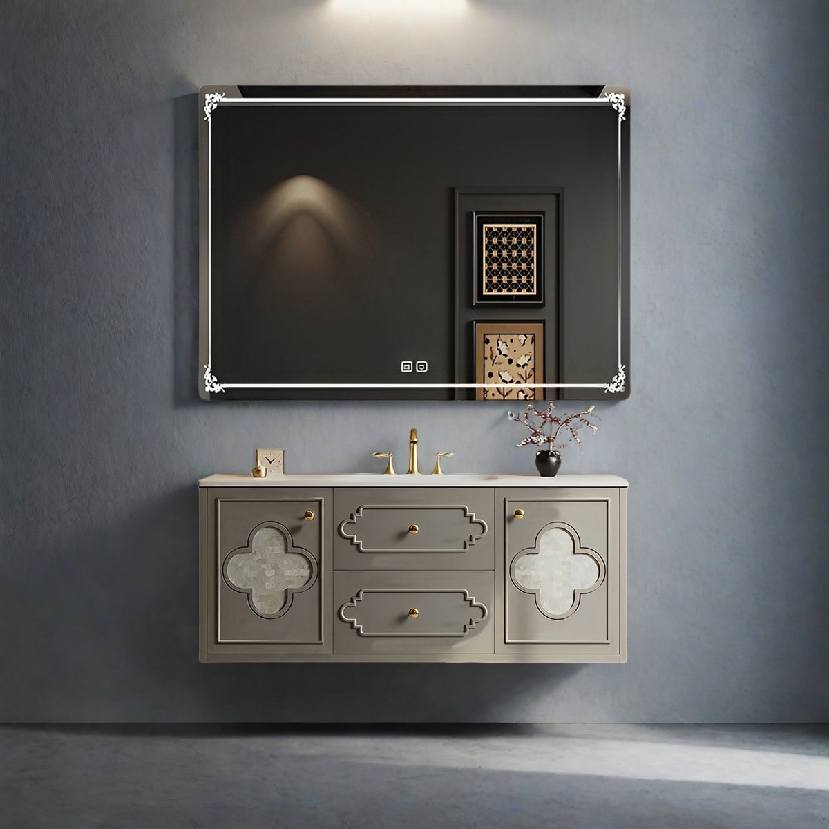 Backop French vintage style rest room bathroom cabinet - Wayfair Canada