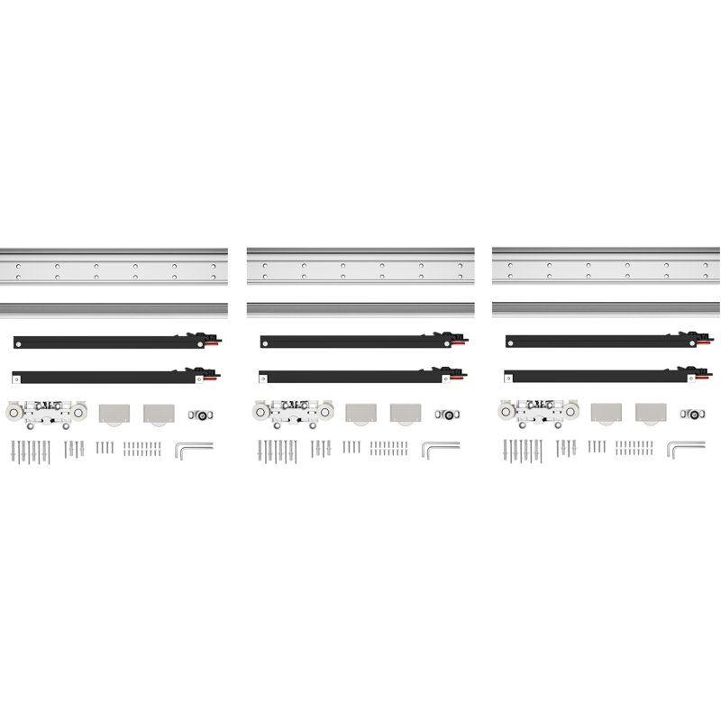 Villar Home Designs 3 Pack 39'' Concealed Invisible Magic Sliding Door ...