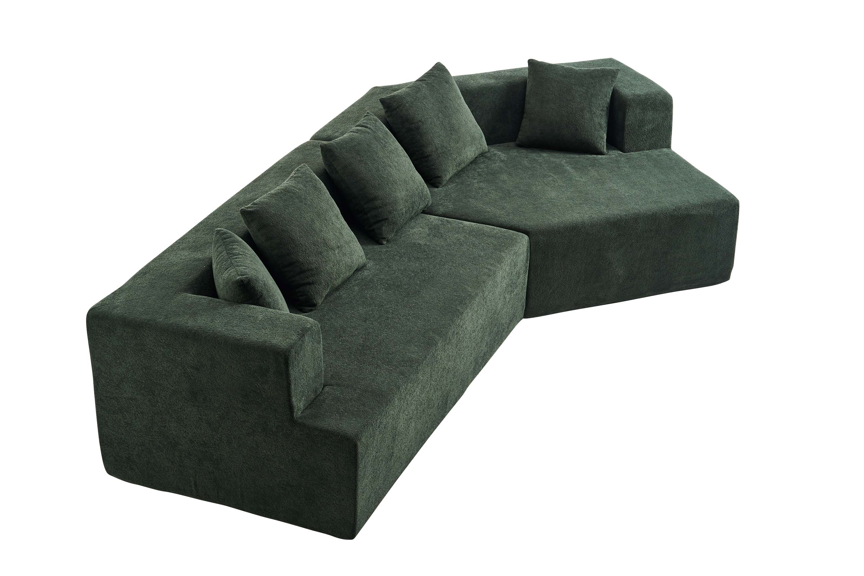 Latitude Run® Memory Foam Couch, No Installation & Easy To Transport ...