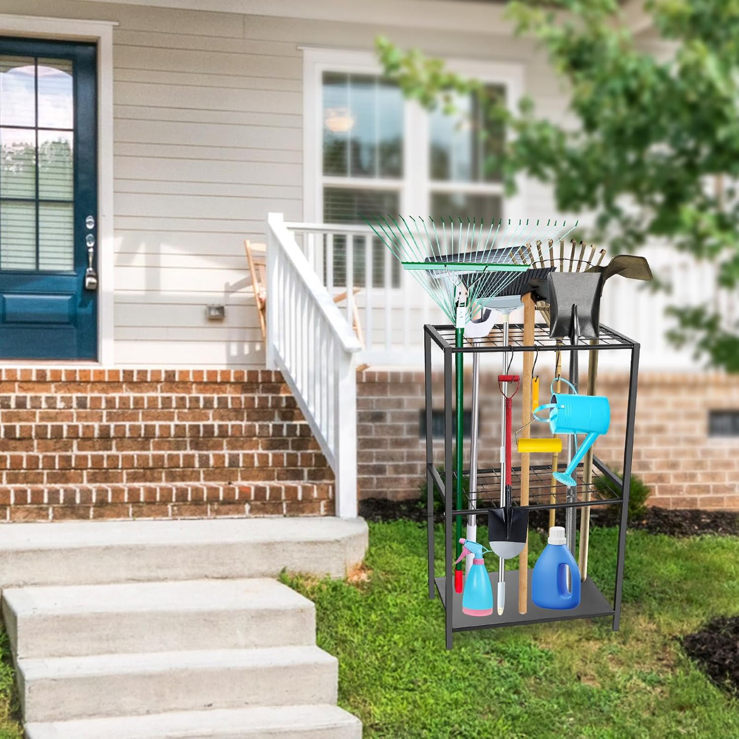 17 Stories Garden Tool Organizer - Yard Tool Storage And Organizers ...