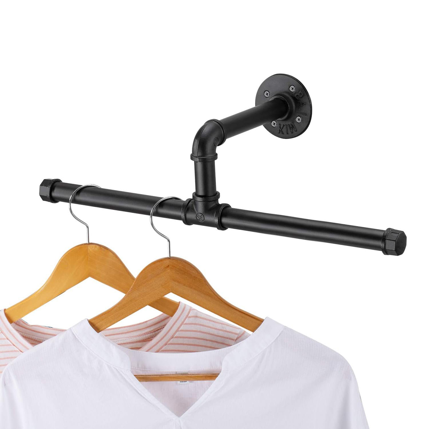 Trent Austin Design Floating Clothing Rack Wall Mounted, Heavy Duty ...