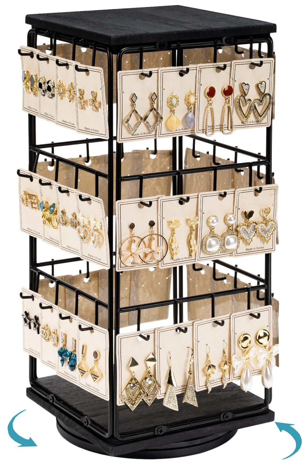 yoimori 360 Rotating Earring Display Stands For Selling, Earring Rack ...