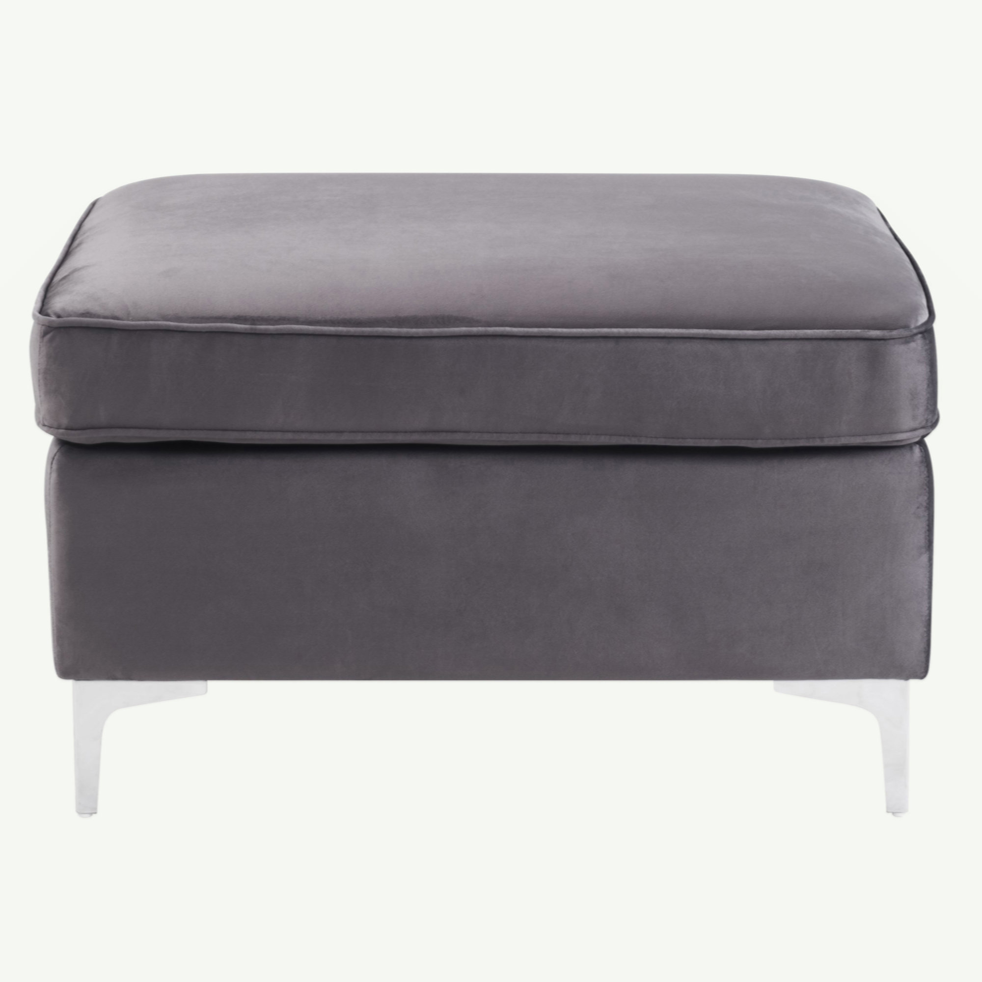 Latitude Run® Burgundy Rectangle Ottoman | Wayfair