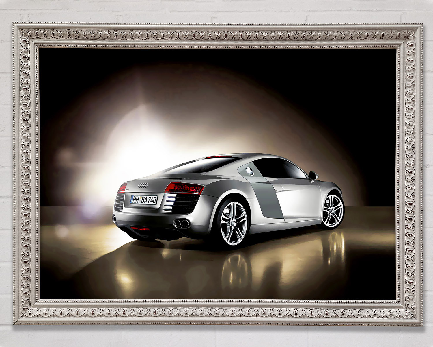 Bright Star Audi A8 Rear Framed Print | Wayfair.co.uk