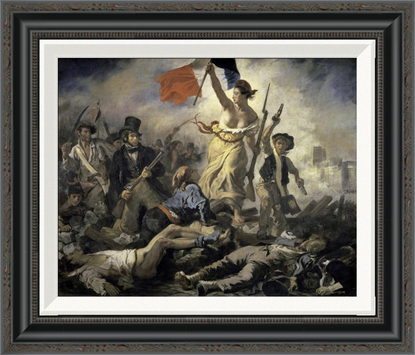 Vault W Artwork "La Liberté guidant le Peuple" par Eugene Delacroix ...