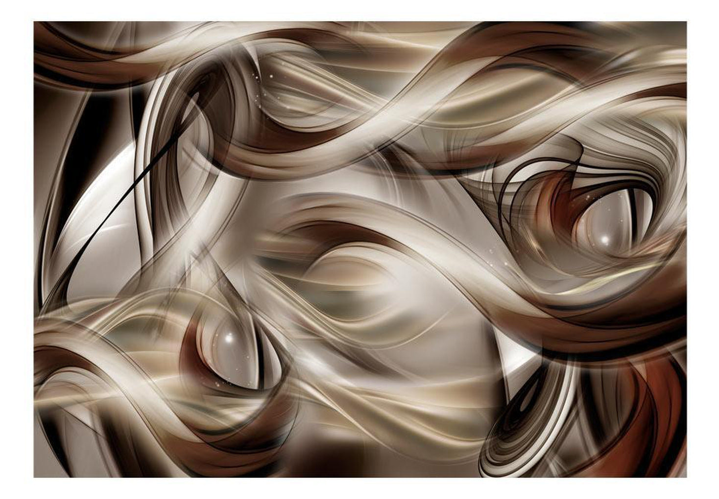 Brayden Studio Glam Wallpaper Wall Mural - Brown Revelry - Wayfair Canada