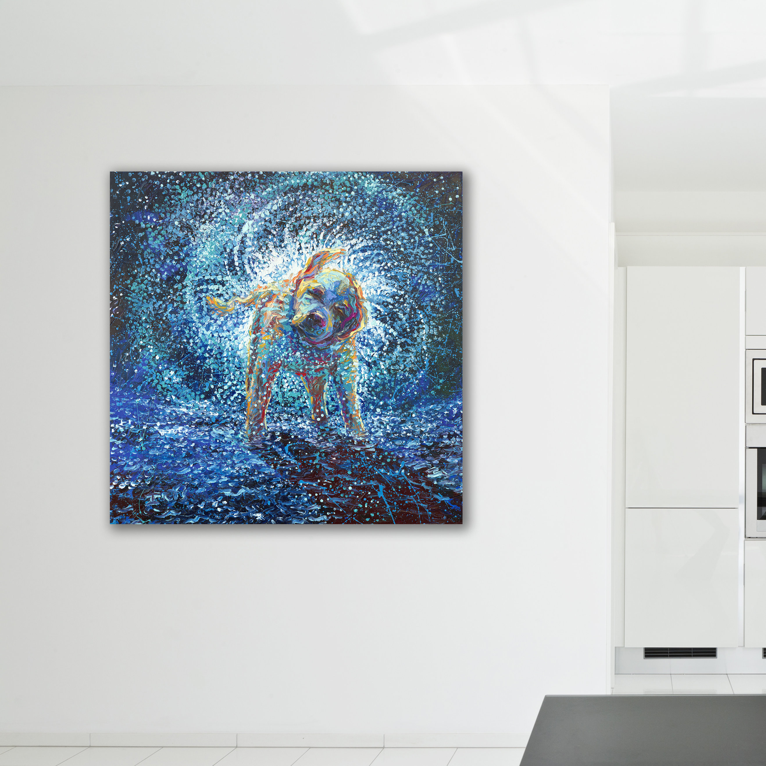 Jaxson Rea 'Play It Again Sam' by Iris Scott Painting Print on Wrapped ...